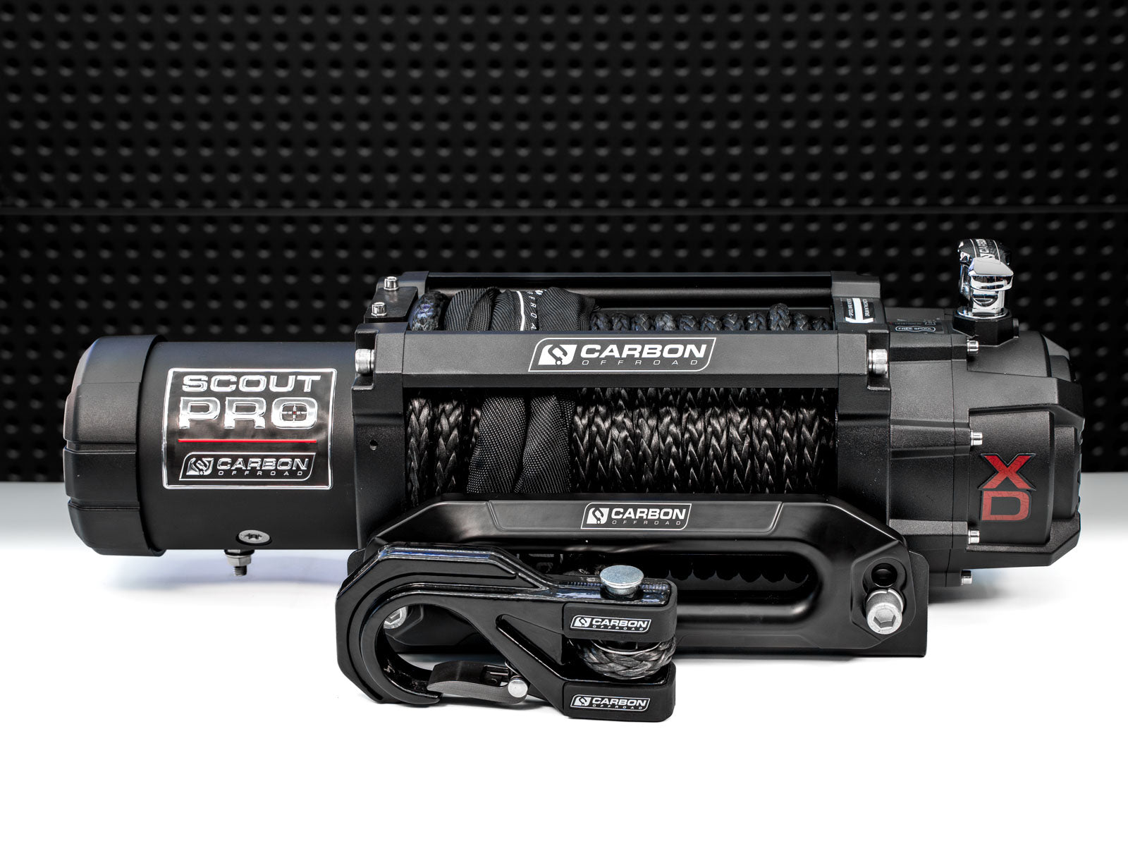 Carbon Offroad | Scout Pro - 10000lb Extreme Duty Winch v3 with Black ...