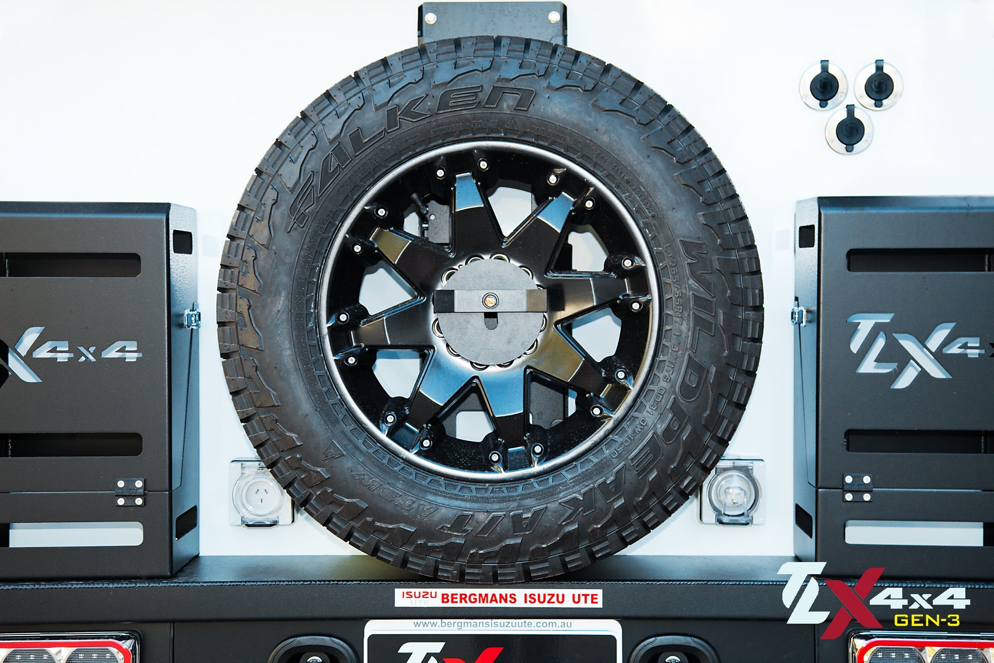 Adjustable Canopy Spare Wheel Carrier - Australian Made for Australian ...